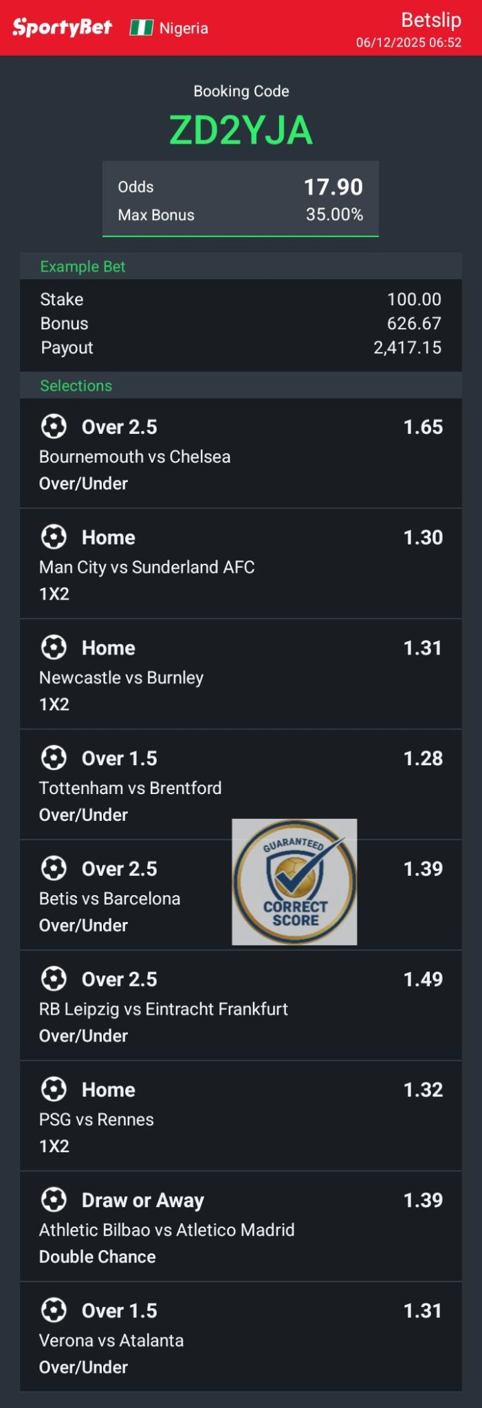 Daily Booking Codes & Bet Slips – BetKing, SportyBet & Betway ...