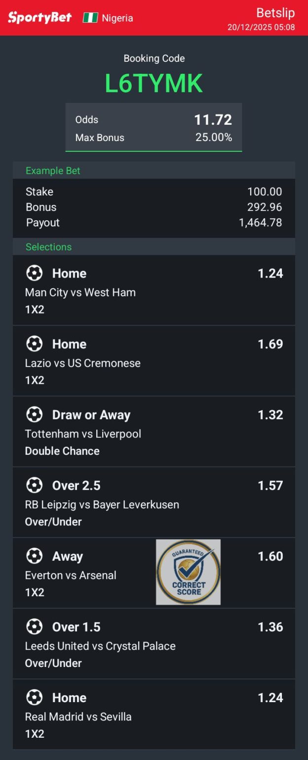 Daily Booking Codes & Bet Slips – BetKing, SportyBet & Betway ...